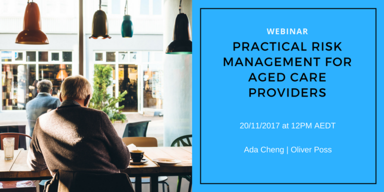 Practical Risk Management for Aged Care Providers | Folio